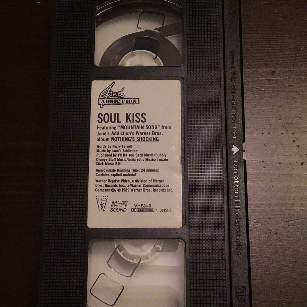Jane’s Addiction Soul Kiss VHS – Somos Gallery