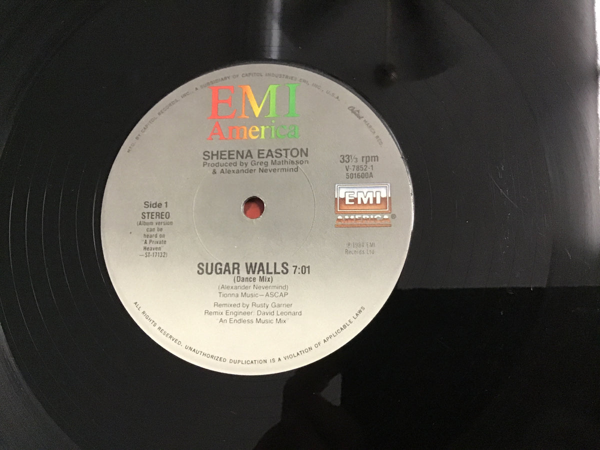 Sheena Easton Sugar Walls 12” – Somos Gallery