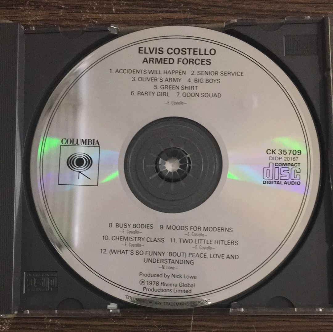 Elvis Costello Armed Forces CD – Somos Gallery