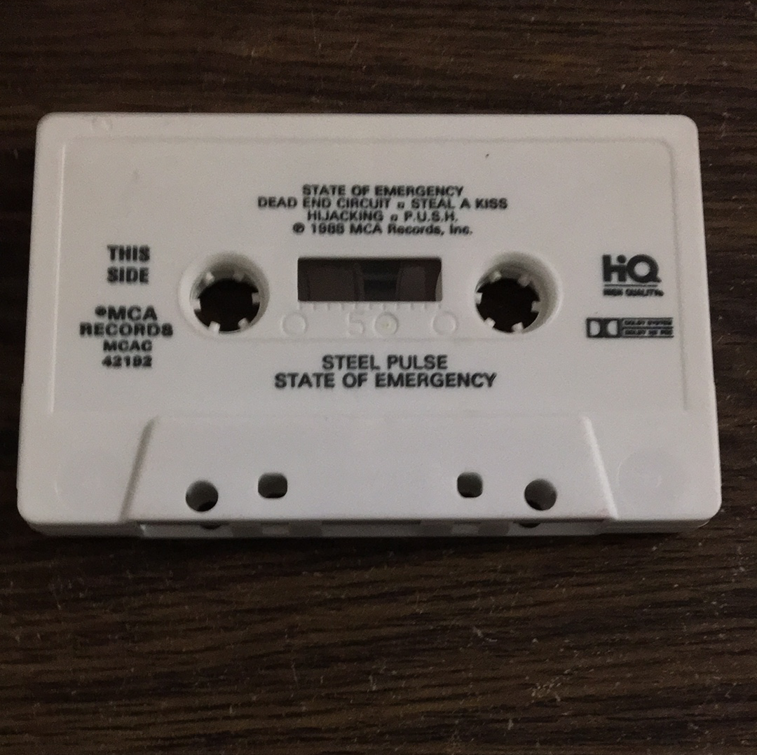Steel Pulse State of Emergency Tape – Somos Gallery