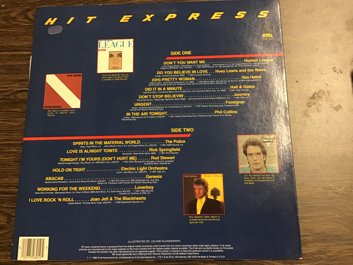 Hit Express - 80s Music Compilation LP – Somos Gallery