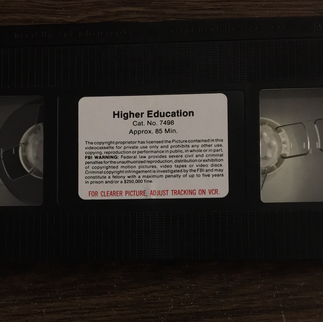 Higher Education VHS – Somos Gallery