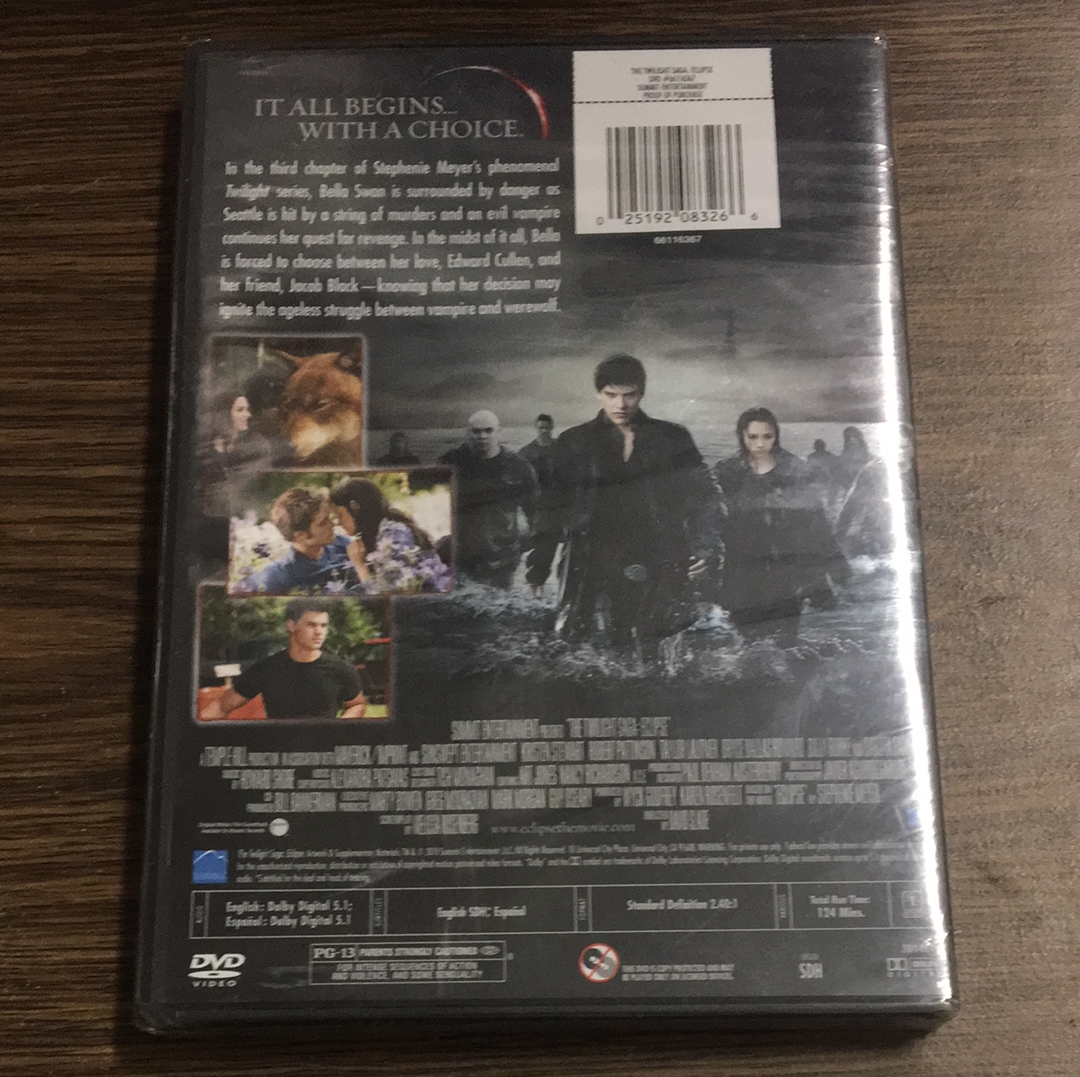 The Twilight Saga Eclipse DVD – Somos Gallery