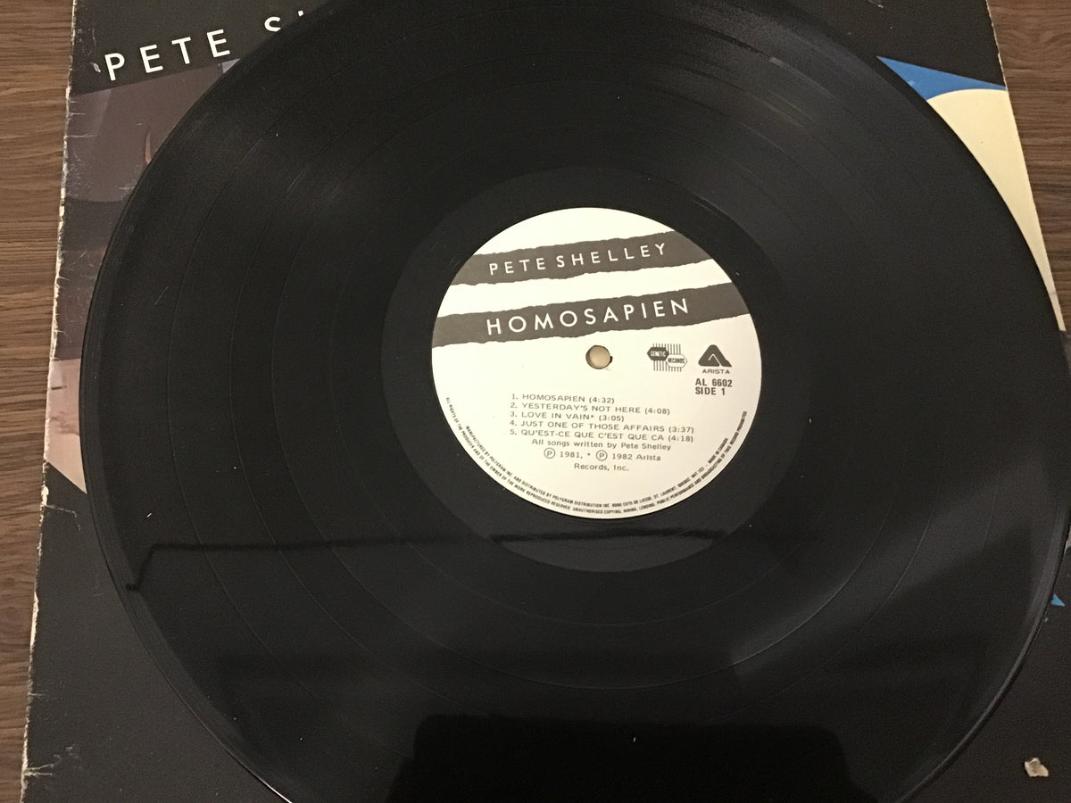 Pete Shelley Homosapien LP – Somos Gallery